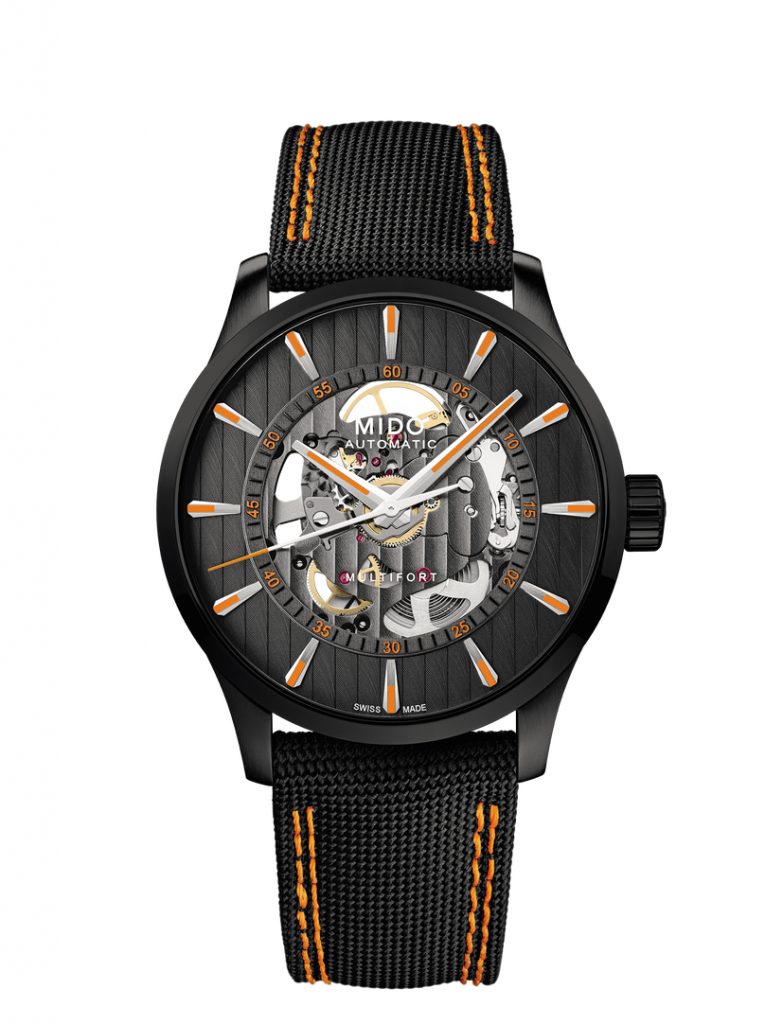 Orange und Schwarz: die neue Mido Multifort Skeleton Vertigo | Twisted ...