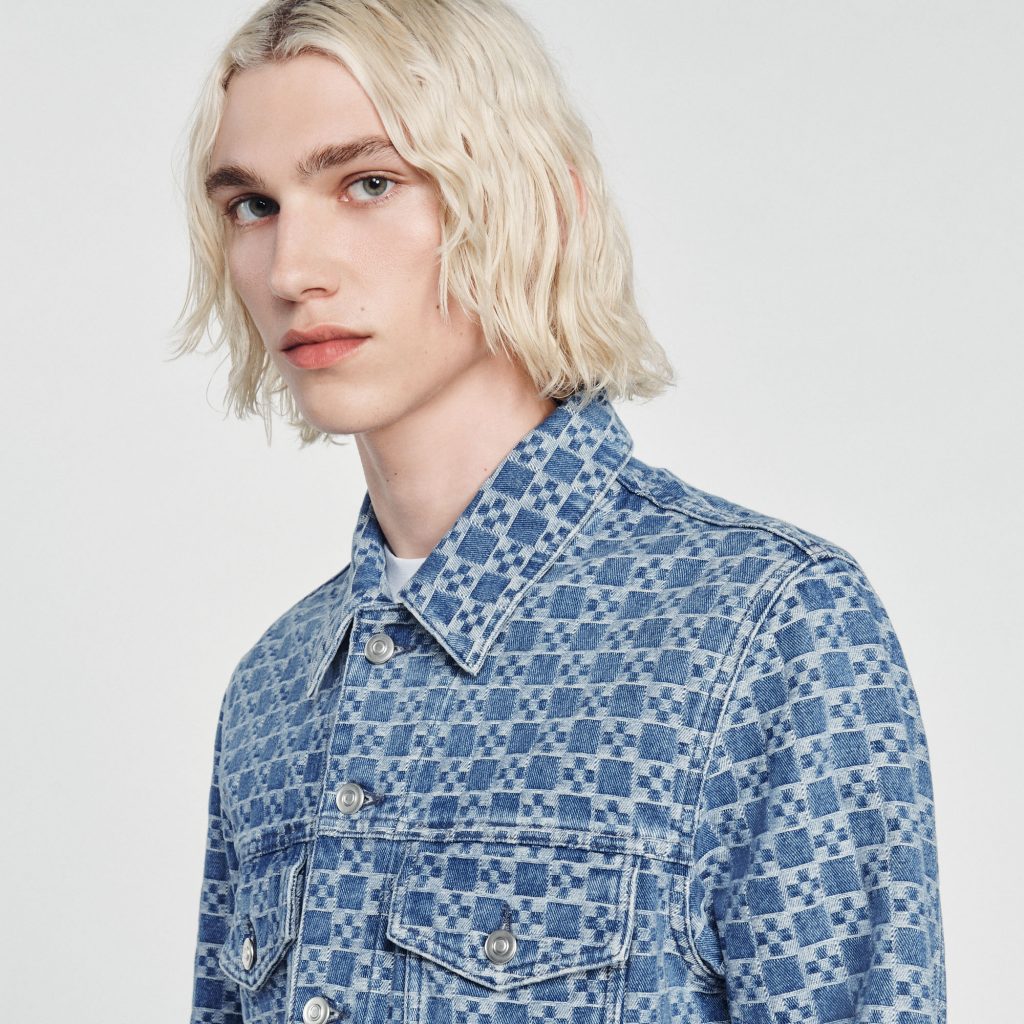 SANDRO PARIS - CROSS-PRINT | Twisted Male Mag