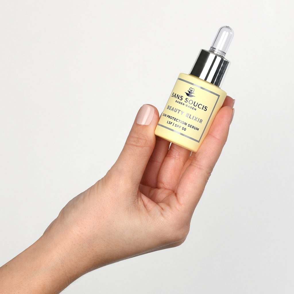 SANS SOUCIS - Beauty Elixir Sun Protection Serum LSF50 | Twisted Male Mag